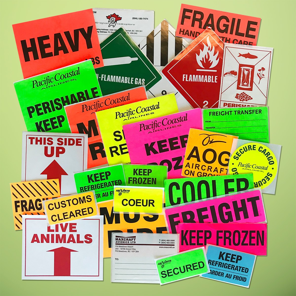 Order Shipping Labels With Custom Graphics Shapes Sizes In Canada